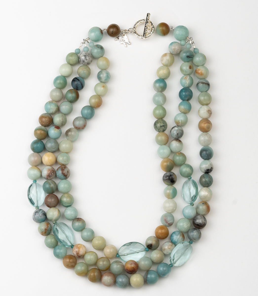Flower Amazonite Necklace – ali & bird jewelry